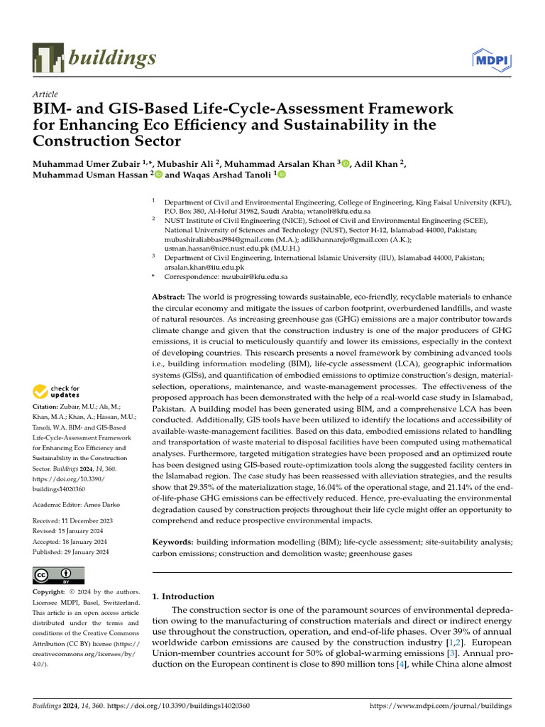Buildings | PDF | Life Cycle Assessment | Building Information Modeling