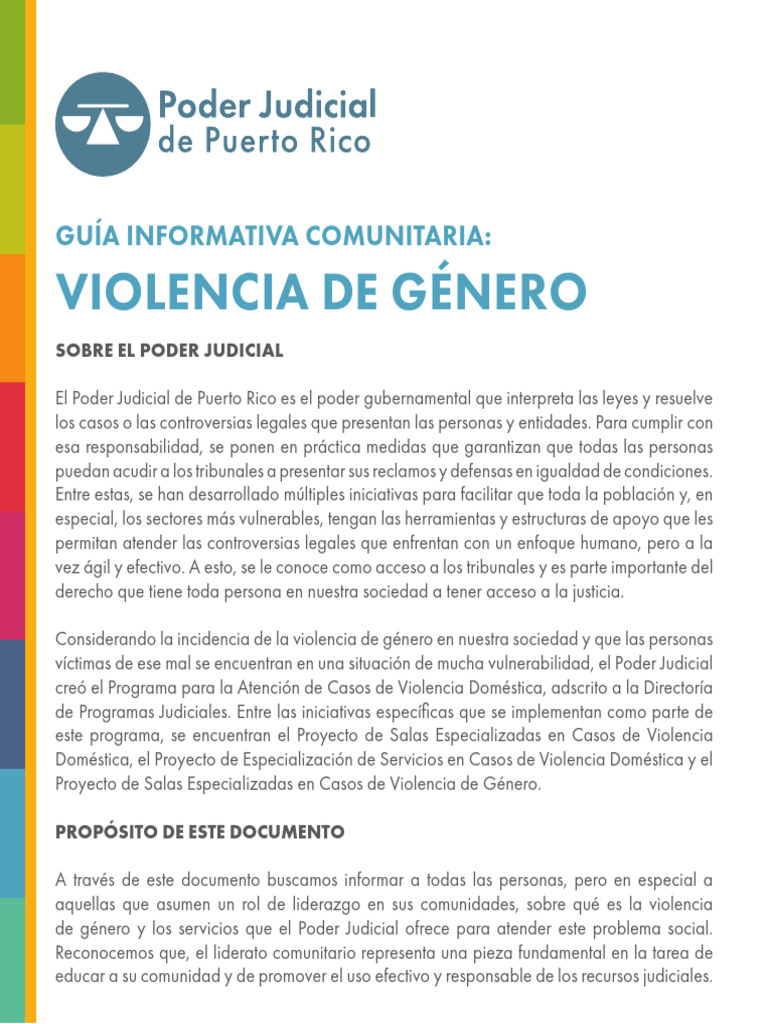 Guia Violencia Genero | PDF | Violencia doméstica | Violencia