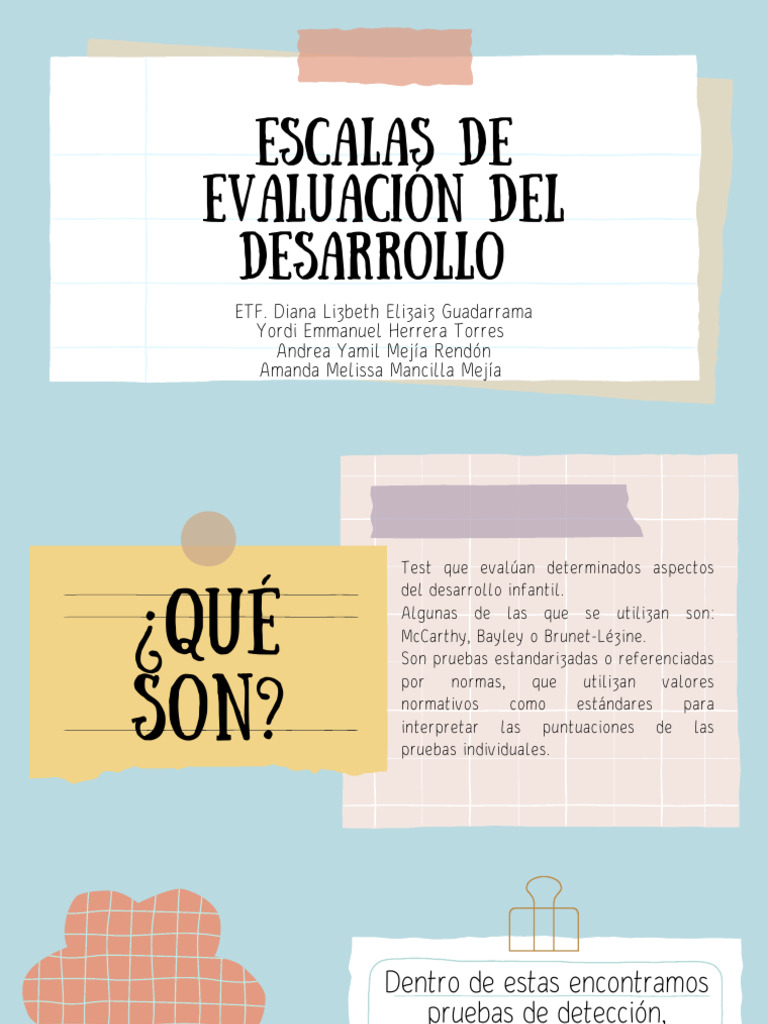 Escalas de Neurodesarrollo | PDF | Comportamiento | Inteligencia