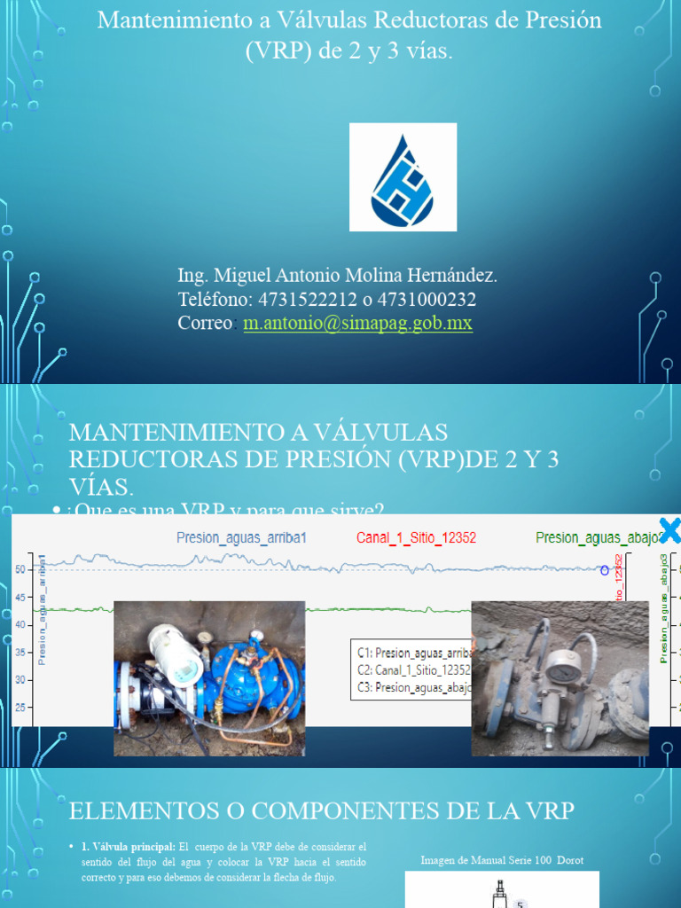 Mantenimiento A Válvulas Reductoras de Presión (VRP) | PDF | Bienes manufacturados | Ingeniería ...