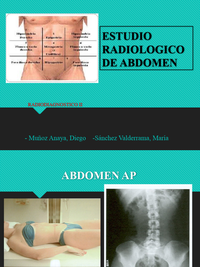 ESTUDIO RADIOLOGICO DEabdomen | PDF | Abdomen | Pelvis
