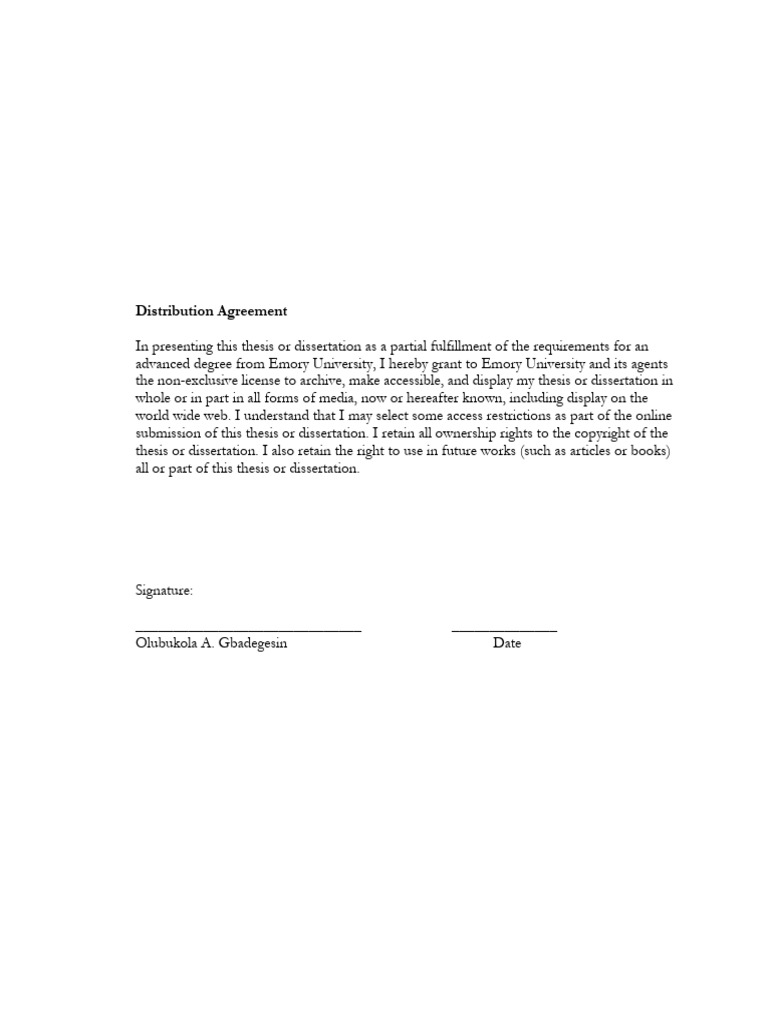 Olubukola A. Gbadegesin Dissertation3 | PDF
