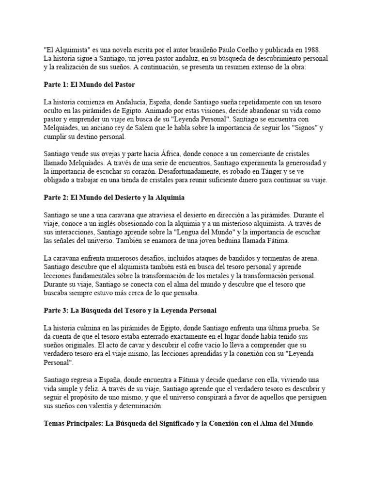 El Alquimista | PDF