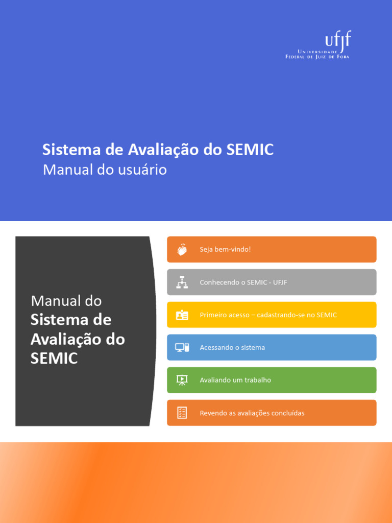 Manual do Sistema SEMIC - UFJF | PDF | Science