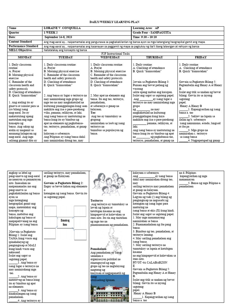 Loraine - q1 WLP Week-2 | PDF