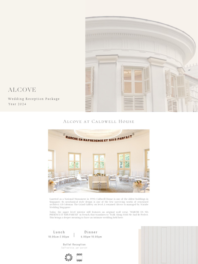 Caldwell House Wedding Package 2024 | PDF | Sauce | Salad
