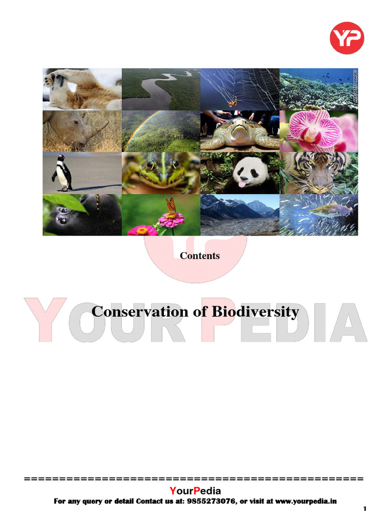 Conservation of Biodiversity | Download Free PDF | Conservation Biology ... Conservation of Biodiversity | Download Free PDF | Conservation Biology ...