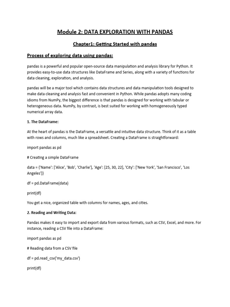 FDS Module 2 notes | PDF