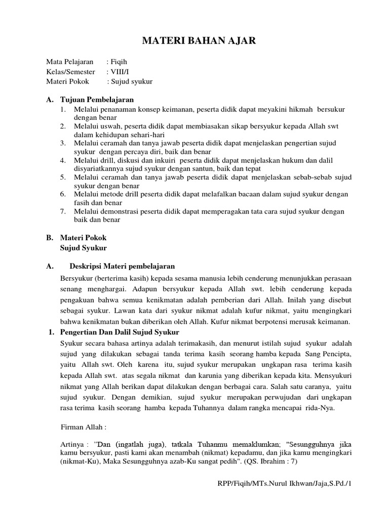 Bahan Ajar, LKPD, Media, Instrumen | PDF