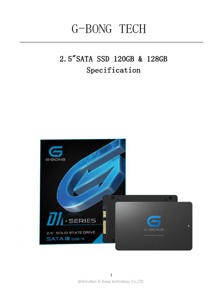 2.5'' SSD | PDF | Flash Memory | Solid State Drive
