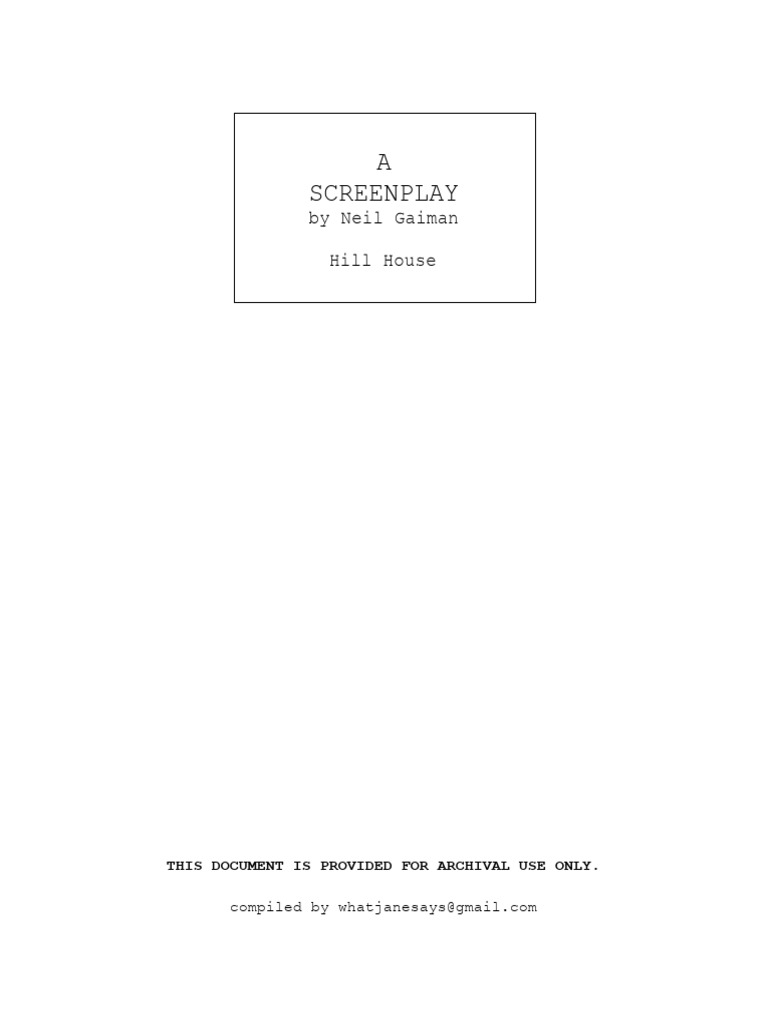 Copia de Good Omens - A Screenplay | PDF