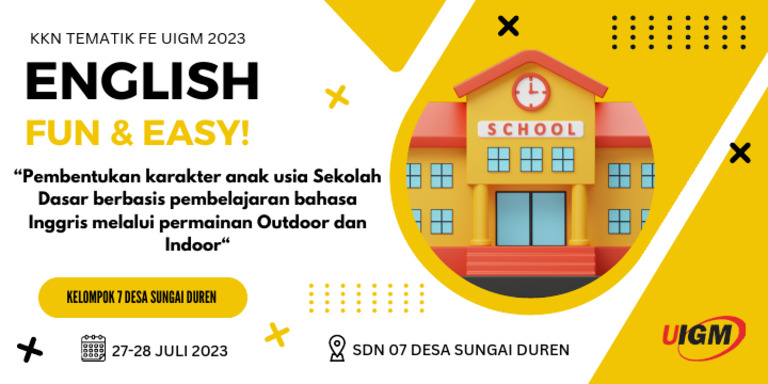 Contoh Banner Kegiatan KKN 2023 | PDF