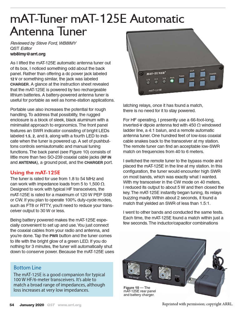 Mtu Mat 125e - DQ | PDF | Radio | Electromagnetic Radiation