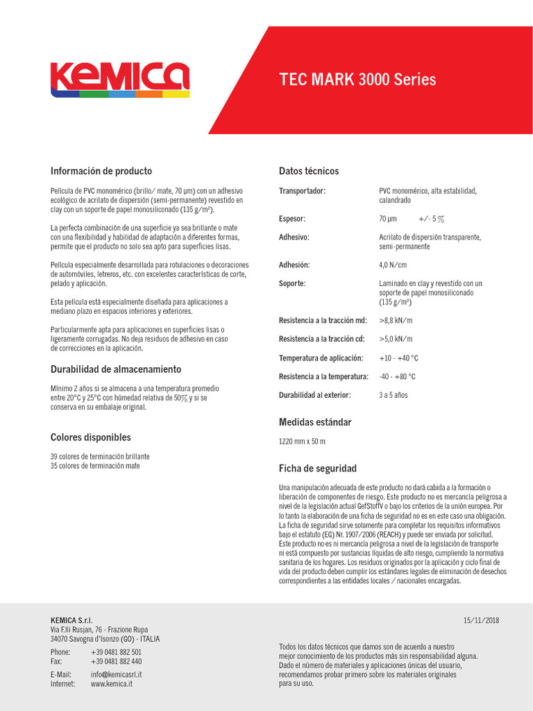 TEC MARK 3000 Series Es 04 | PDF | Ciencias fisicas | Sector secundario ...