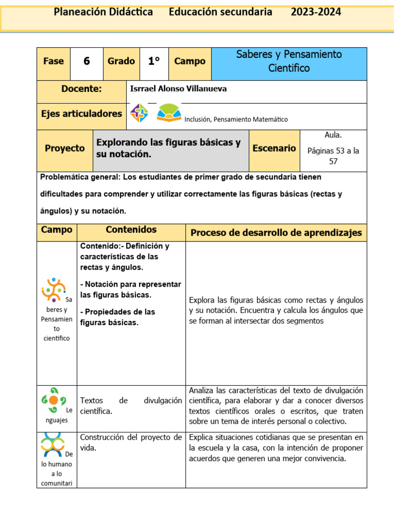 Plan de Mate Primer Grado | PDF | Evaluación | Planificación
