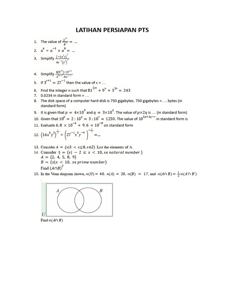 Latihan Soal Persiapan PTS | PDF | Computer Architecture | Data