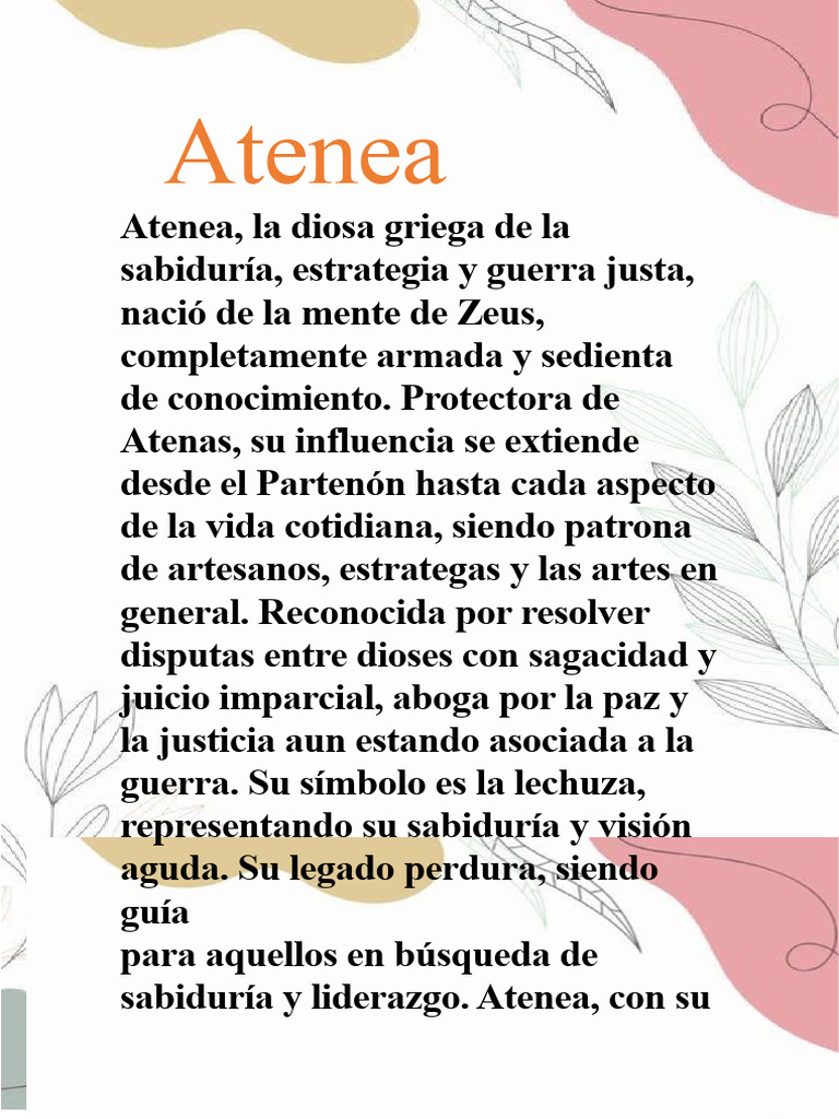Atenea | PDF