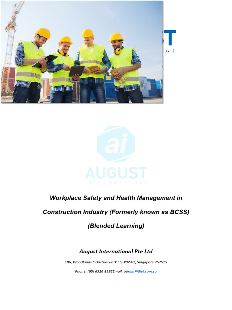 Wshmci Assessment Activity | PDF | Safety | Occupational Safety And Health