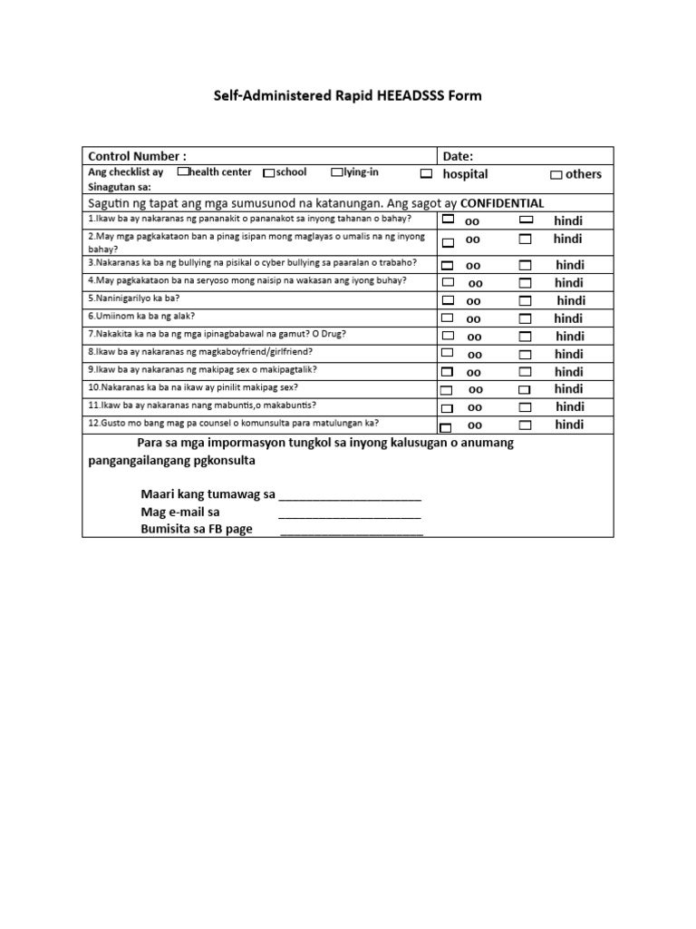 Rapid Heeadsss Forms | PDF