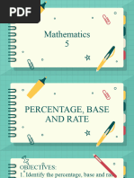 Percentage Base and Rate Worksheet 1 | PDF