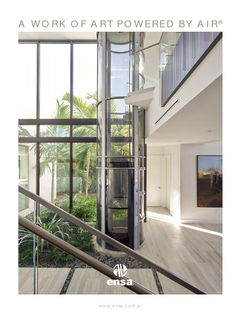 Catálogo ASCENSORES - ENSA | PDF | Ascensor | Neumático
