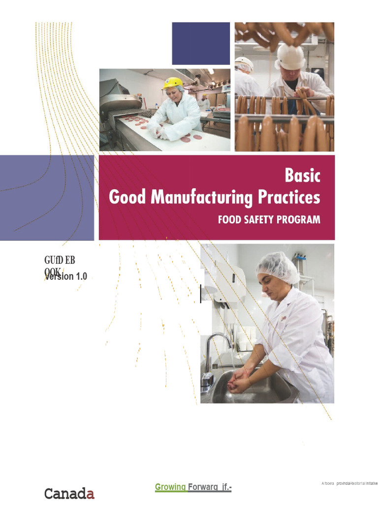 Basic GMP Guidebook | PDF | Copyright | Food Safety