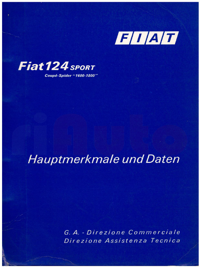 Spec - 124 CC CS 1600 - 1800 | PDF