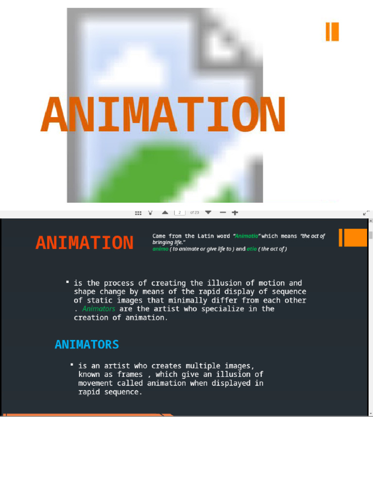 Animations Grade 10 | PDF