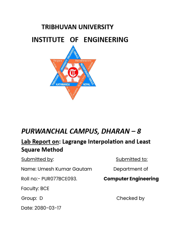 Interpolation and Least Square | PDF | Interpolation | Polynomial