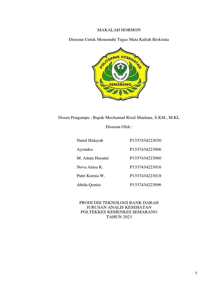 Makalah Hormon Pdf