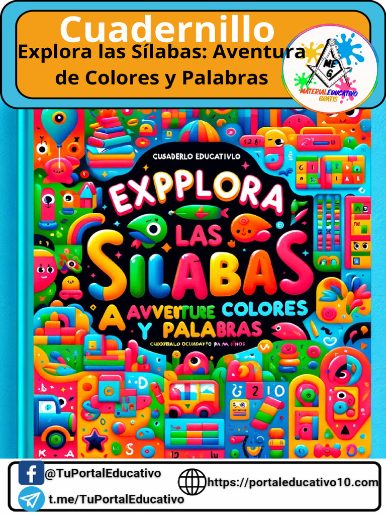 Explora las Sílabas Aventura de Colores y Palabras portaleducativo10 | PDF