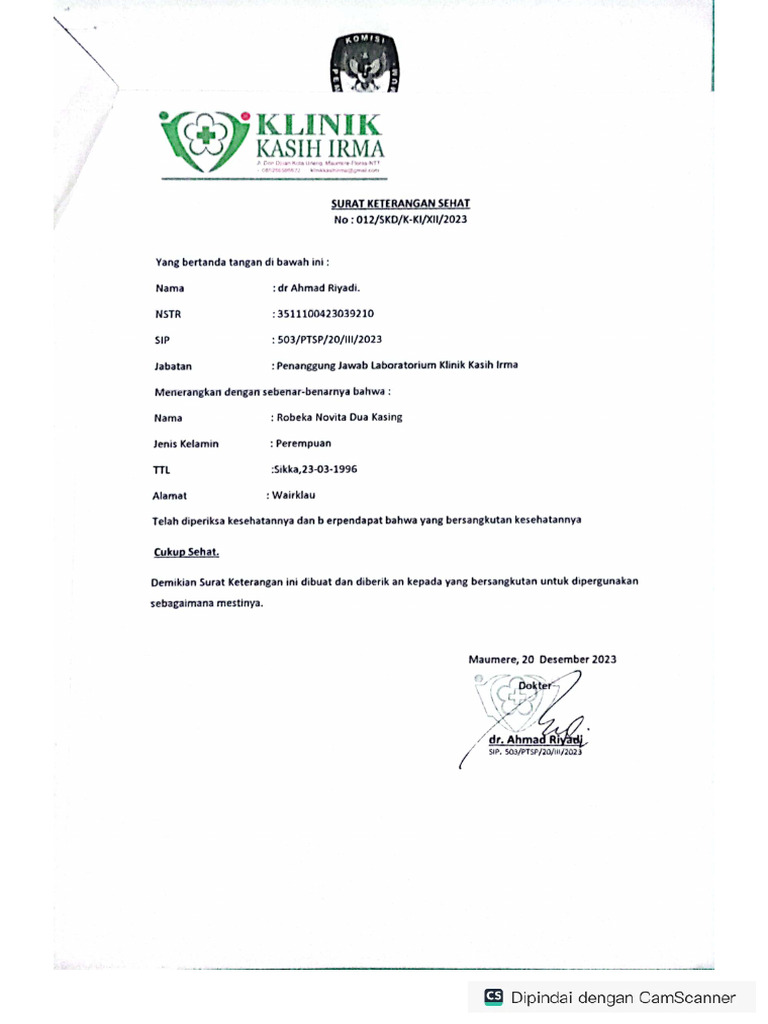 SKD Robeka Novita D.kasing - 24 | PDF