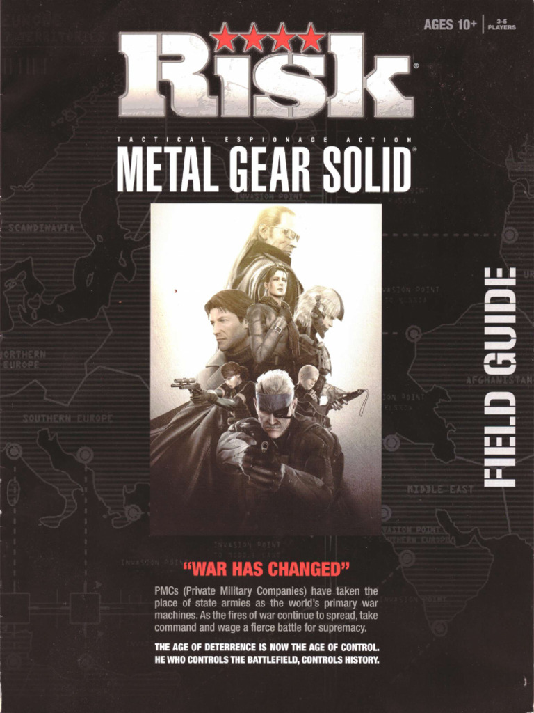 1d Risk Metal Gear Solid Rulebook | PDF