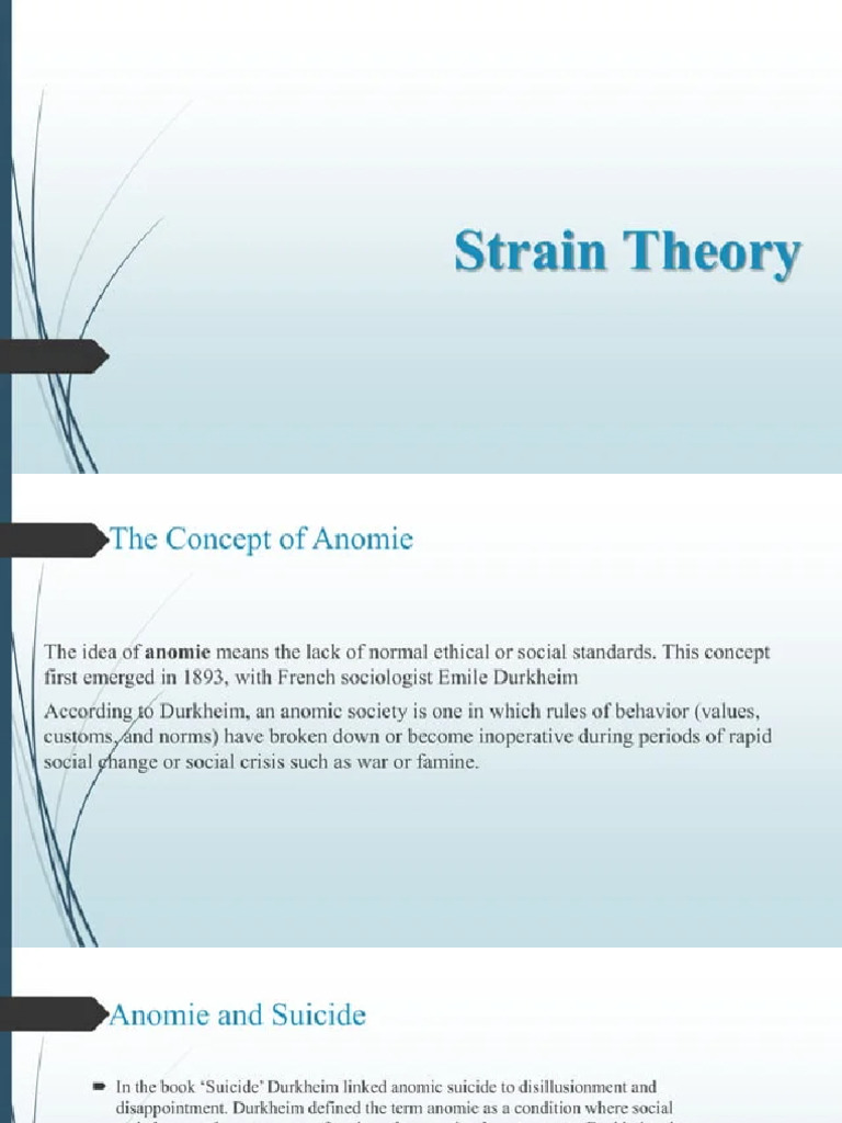 Strain Theory | PDF