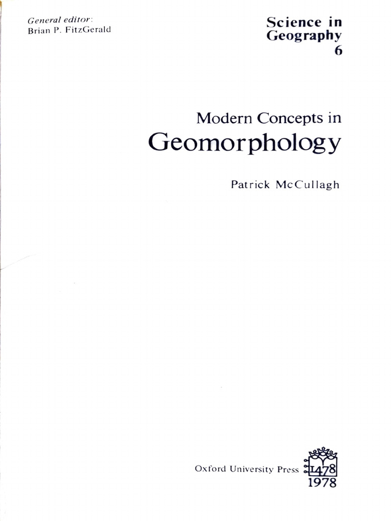McCullagh 1978 - Ch2 | PDF | Morphology | Earth Sciences