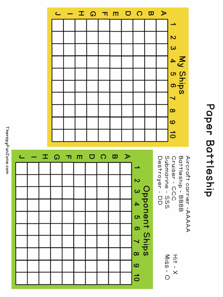 Paper Battleship | PDF