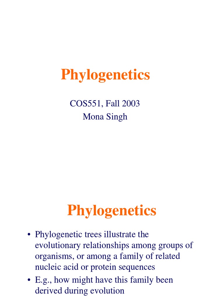 Phylogenetics | PDF | Phylogenetic Tree | Sequence Alignment