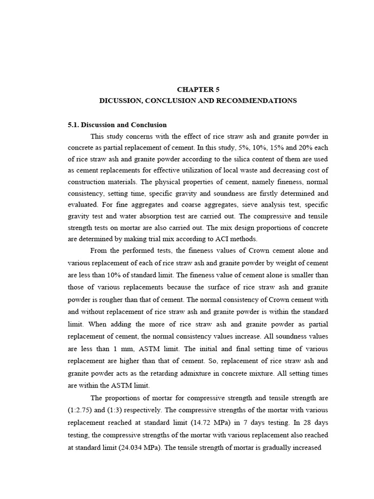 15.CHAPTER 5 My | PDF | Concrete | Mortar (Masonry)