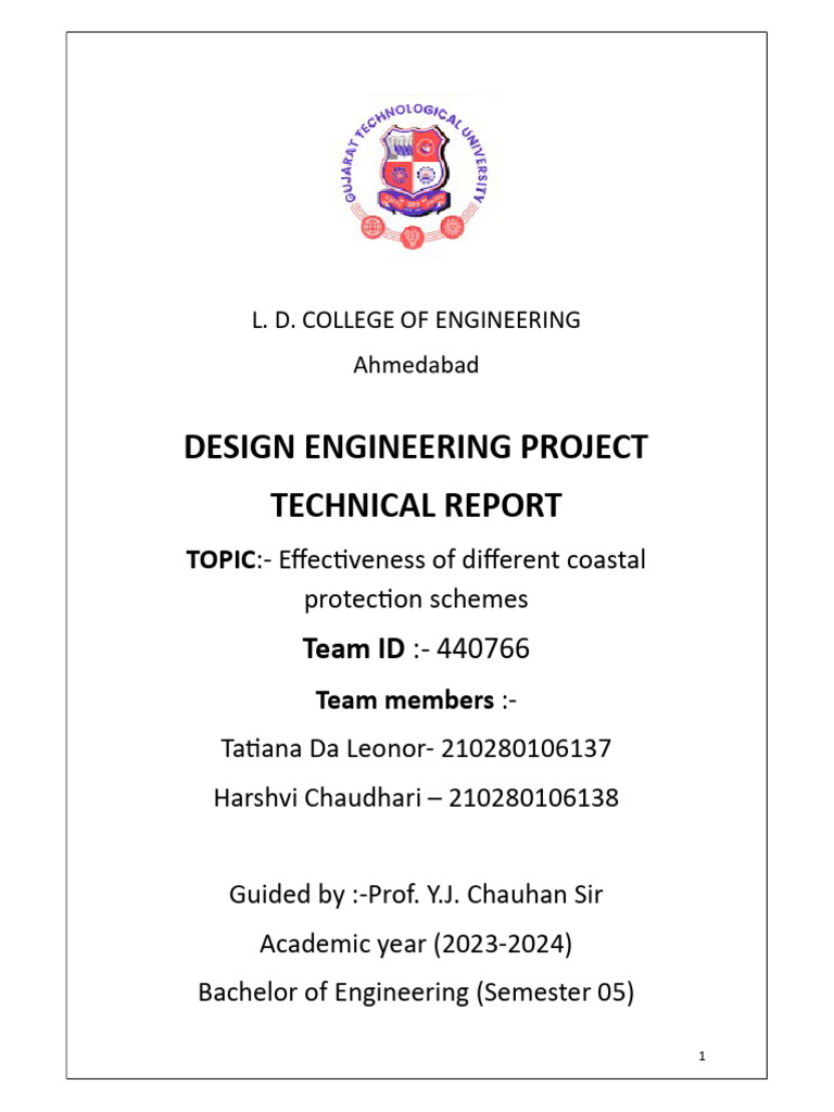 Report On Coastal Protection Structures | PDF | Beach | Hydrography