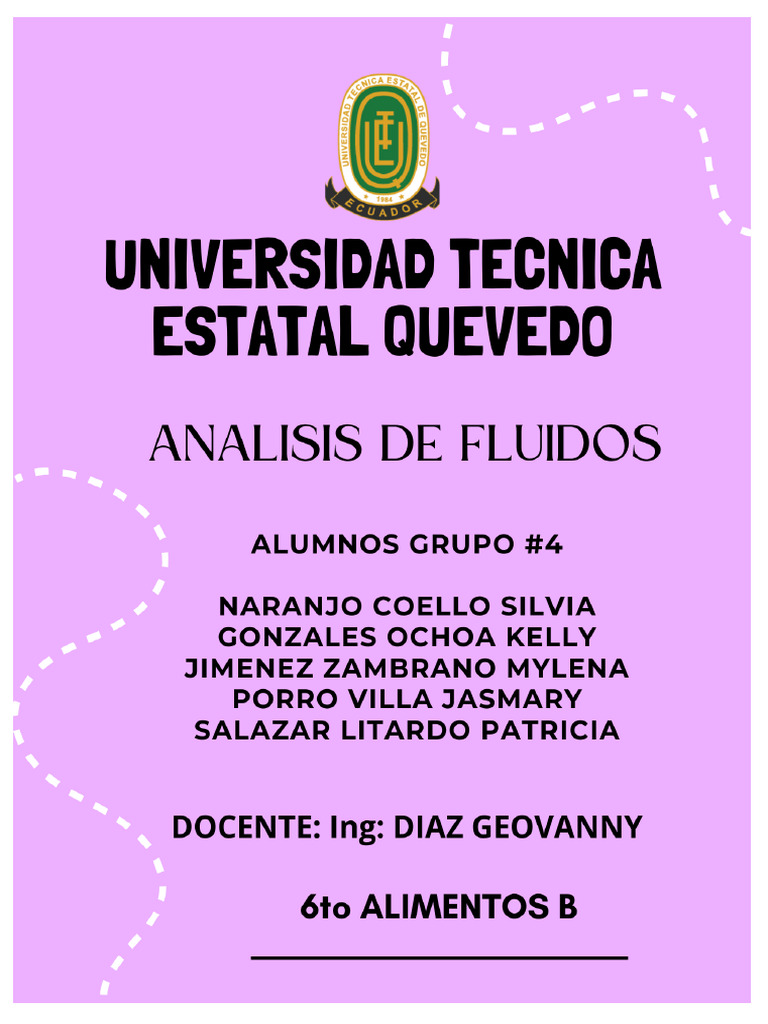 Analisis de Fluidos | PDF