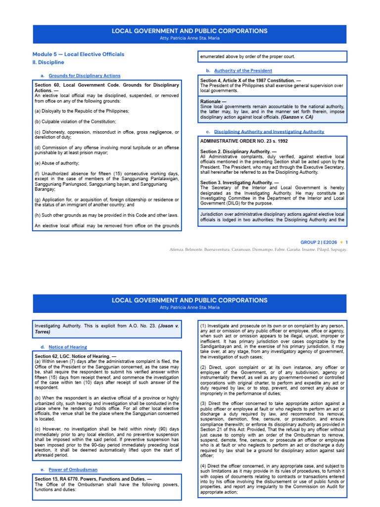 PUBCORP Discipline Study Guide | Download Free PDF | Loans | Witness