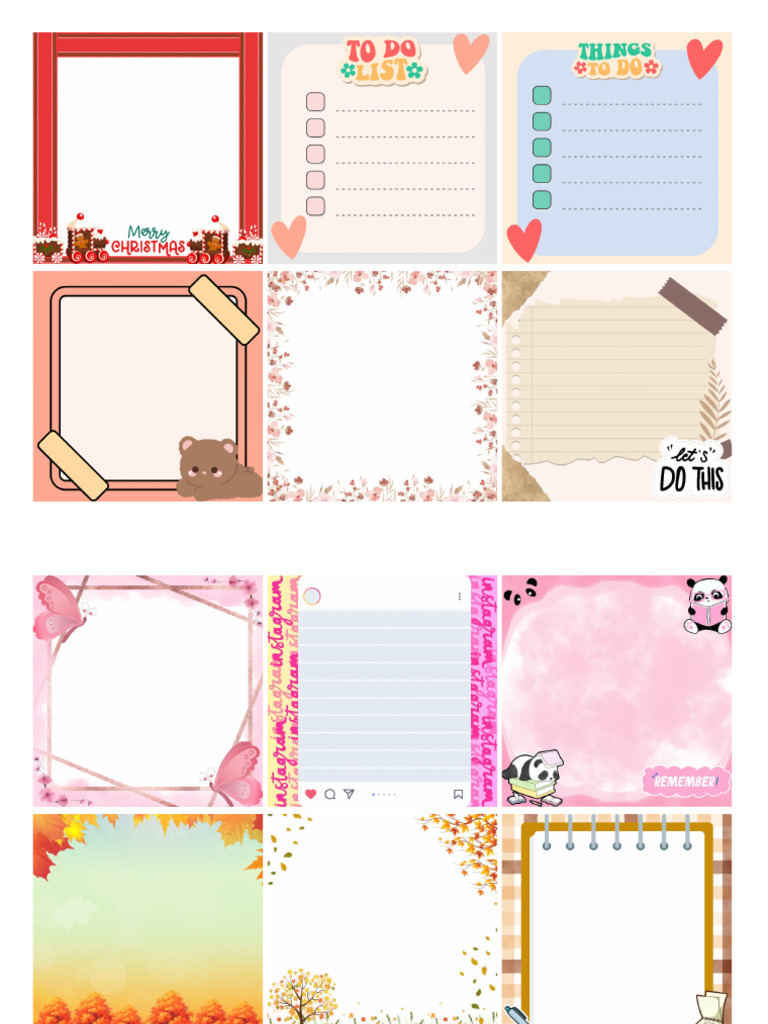 Mini Notepad Print | PDF