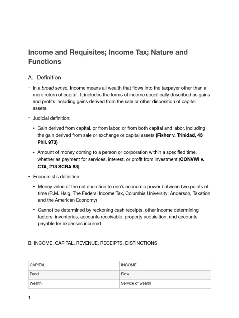 Income Tax Notes | PDF | Gross Income | Income Tax