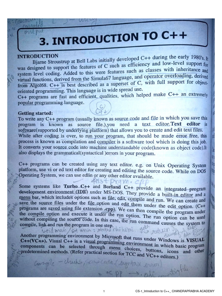 C++ Programming Basics Guide | PDF | Computers