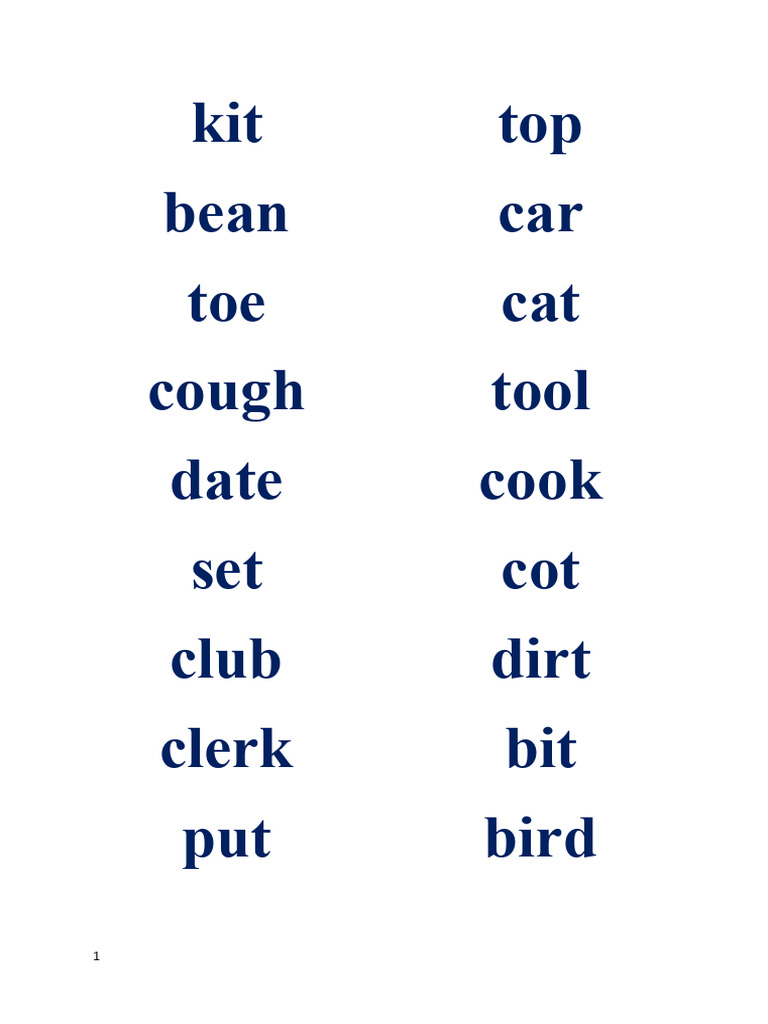 Reading Drills | PDF