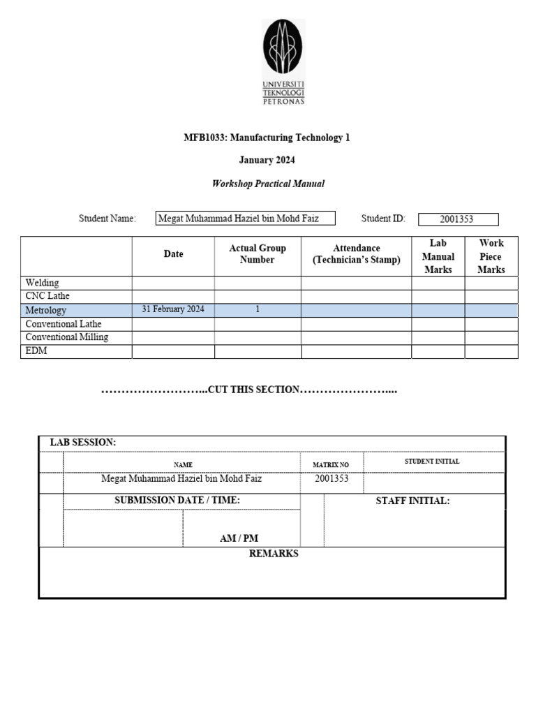 Metrology Lab Manual January 2024 | PDF | Accuracy And Precision | Calibration