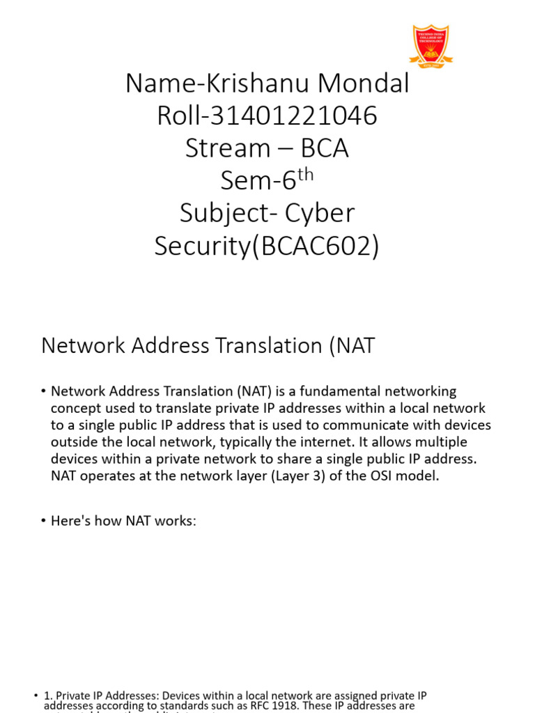 046 Krishanu Mondal BCAC602 | PDF