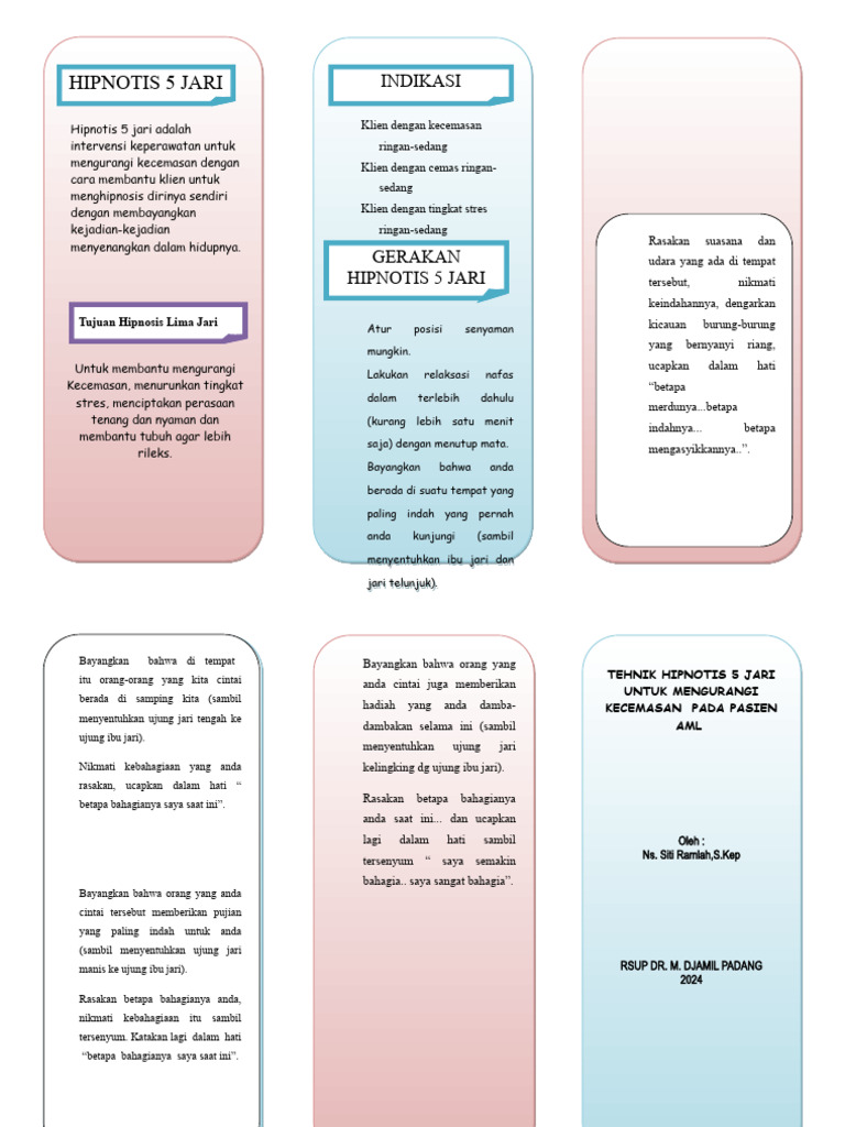 Leaflet - Hipnotis 5 Jari | PDF
