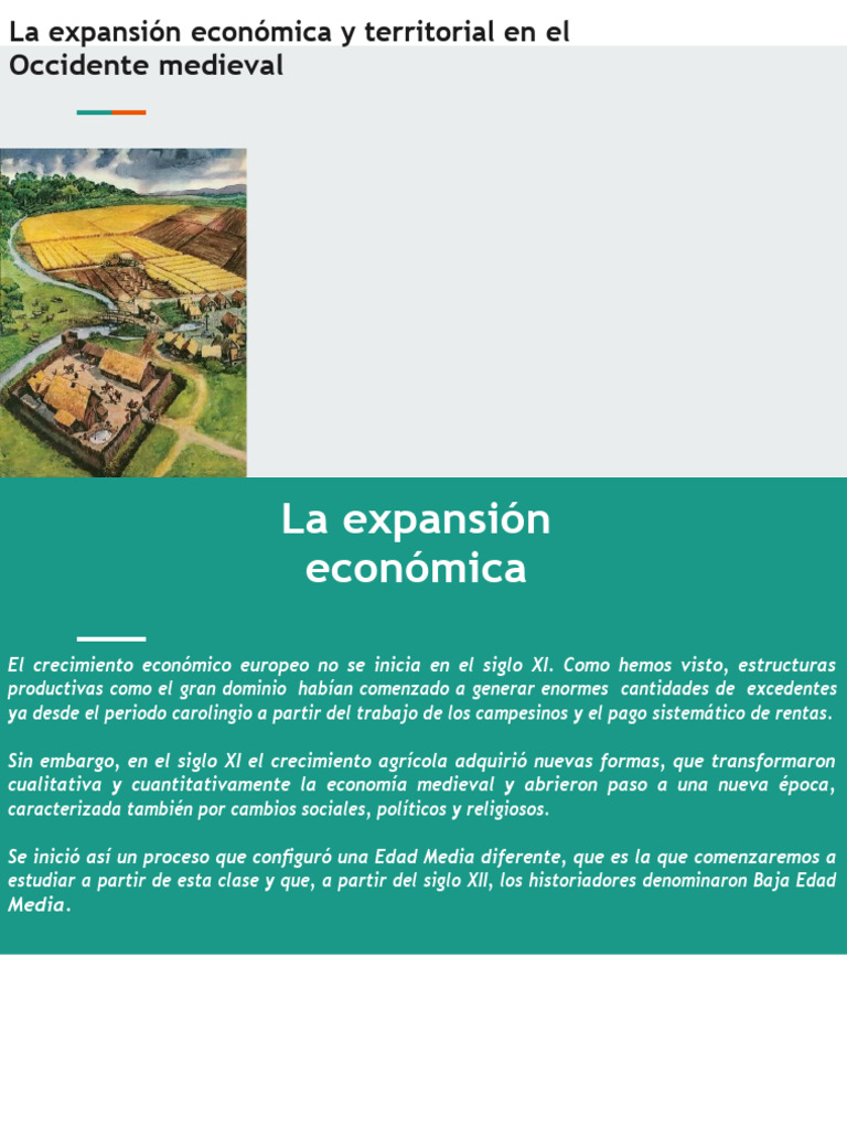 Expansión económica en la Baja Edad Media | PDF | Ciencias sociales