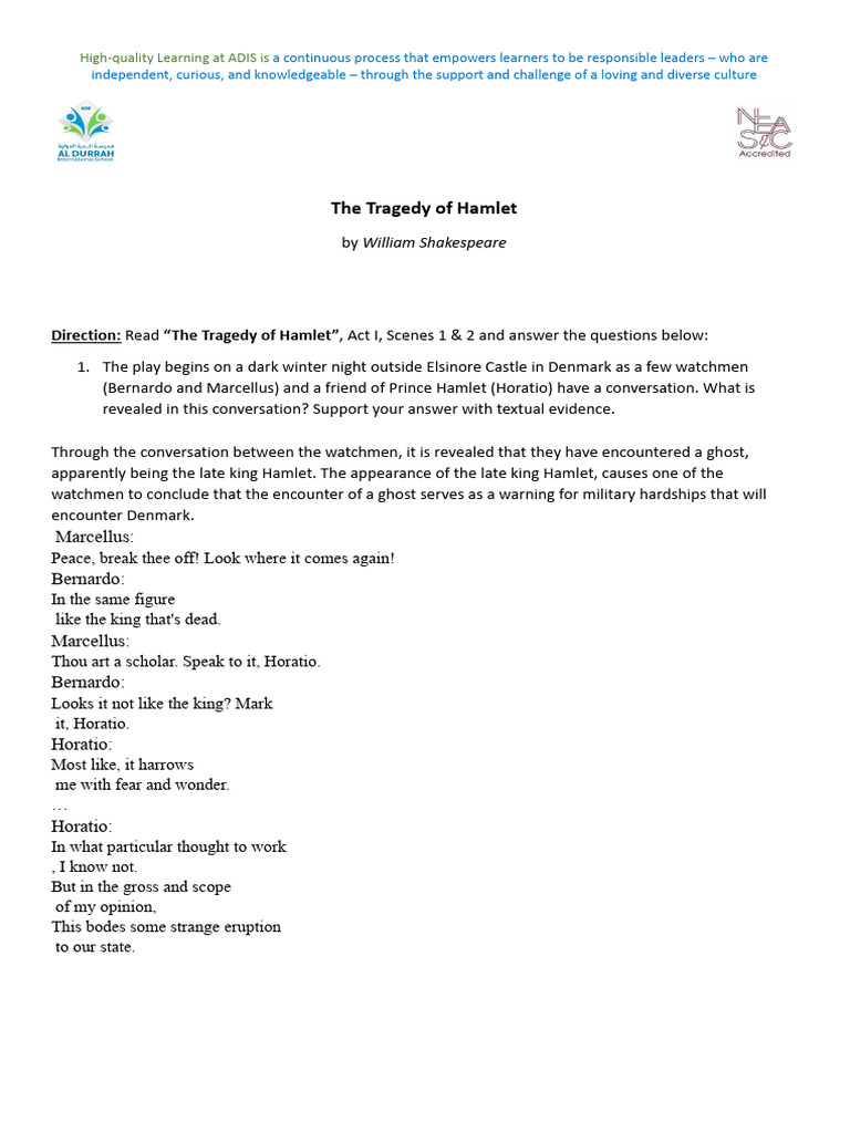 Guiding Questions W5 | PDF | Hamlet